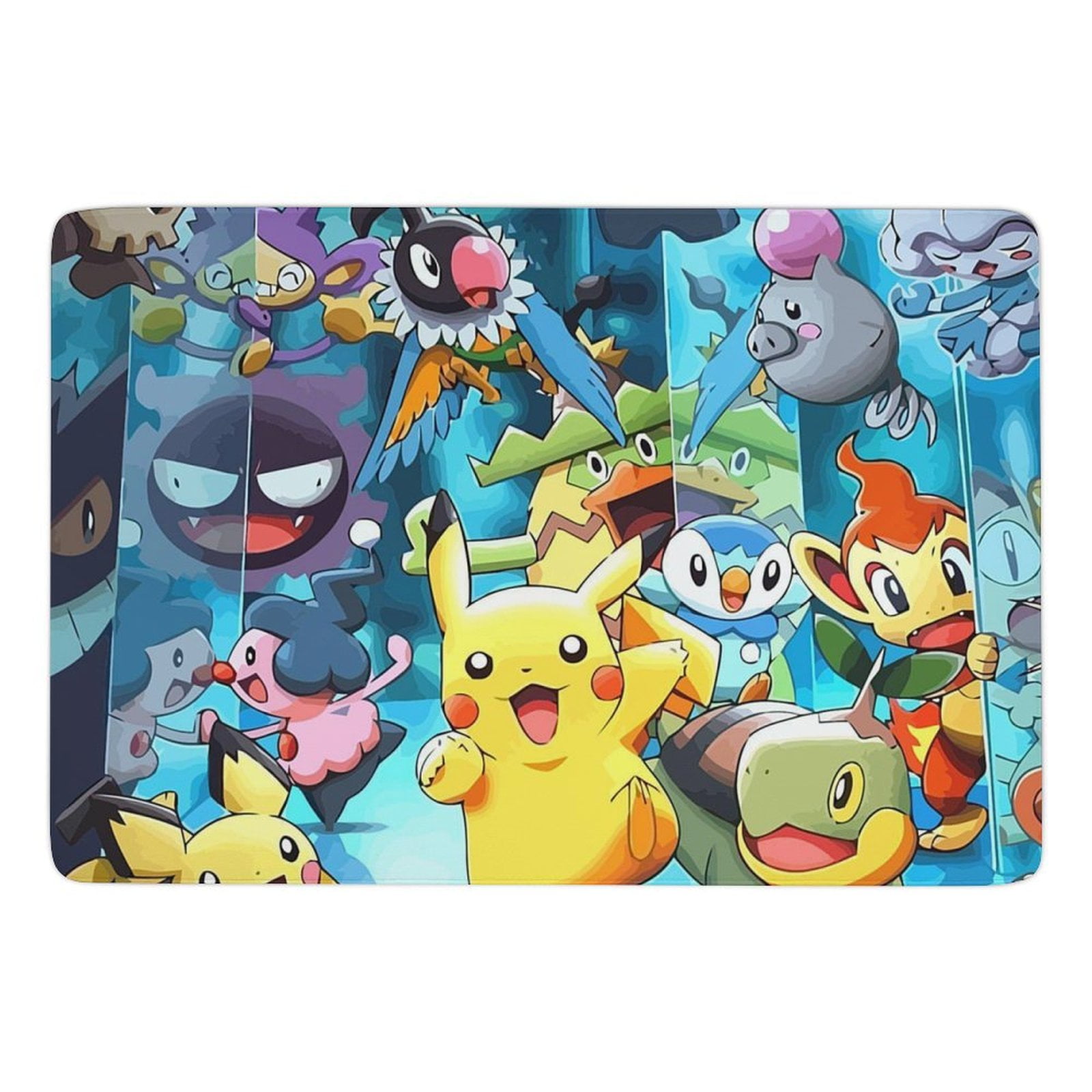 Pokemon_Pikachu Retro Game Area Rug Durable and Stylish Floor Mat ...
