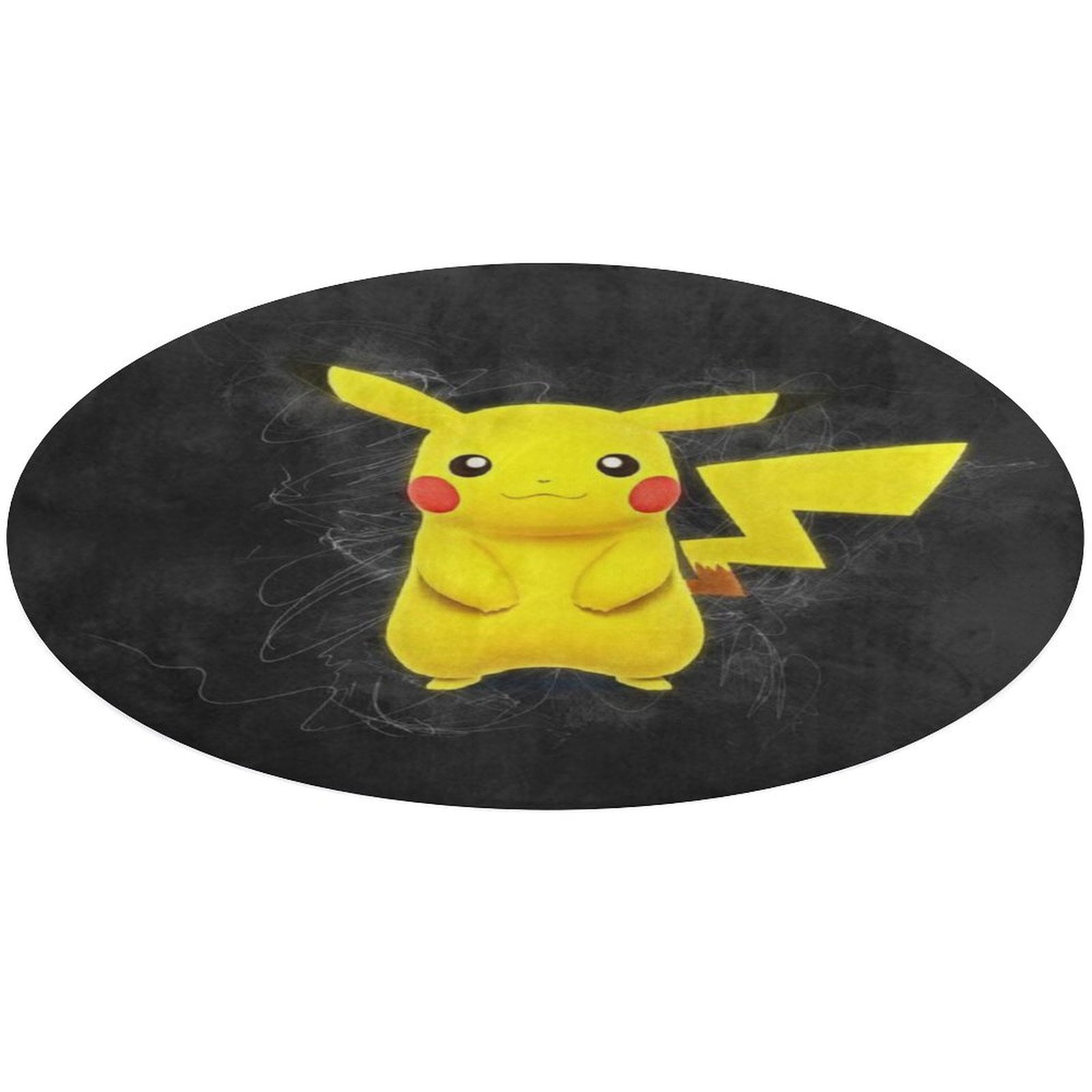 Pokemon Pikachu Round Area Rug Circle Carpet Blanket Rug Floor Mats ...