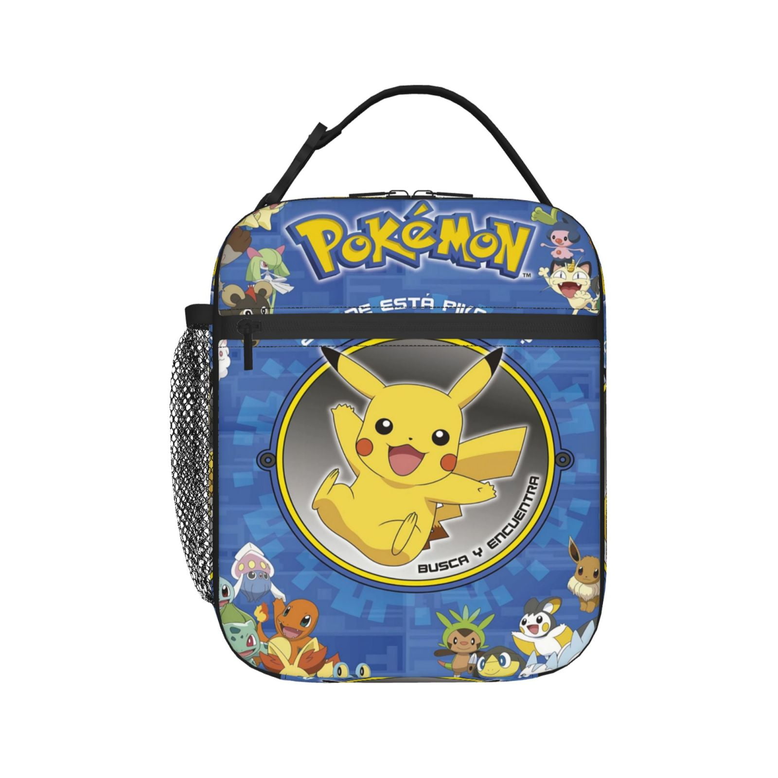 Pokemon Pikachu Smiley Lunch Box for Women & Men Adult Insulated Lunch ...
