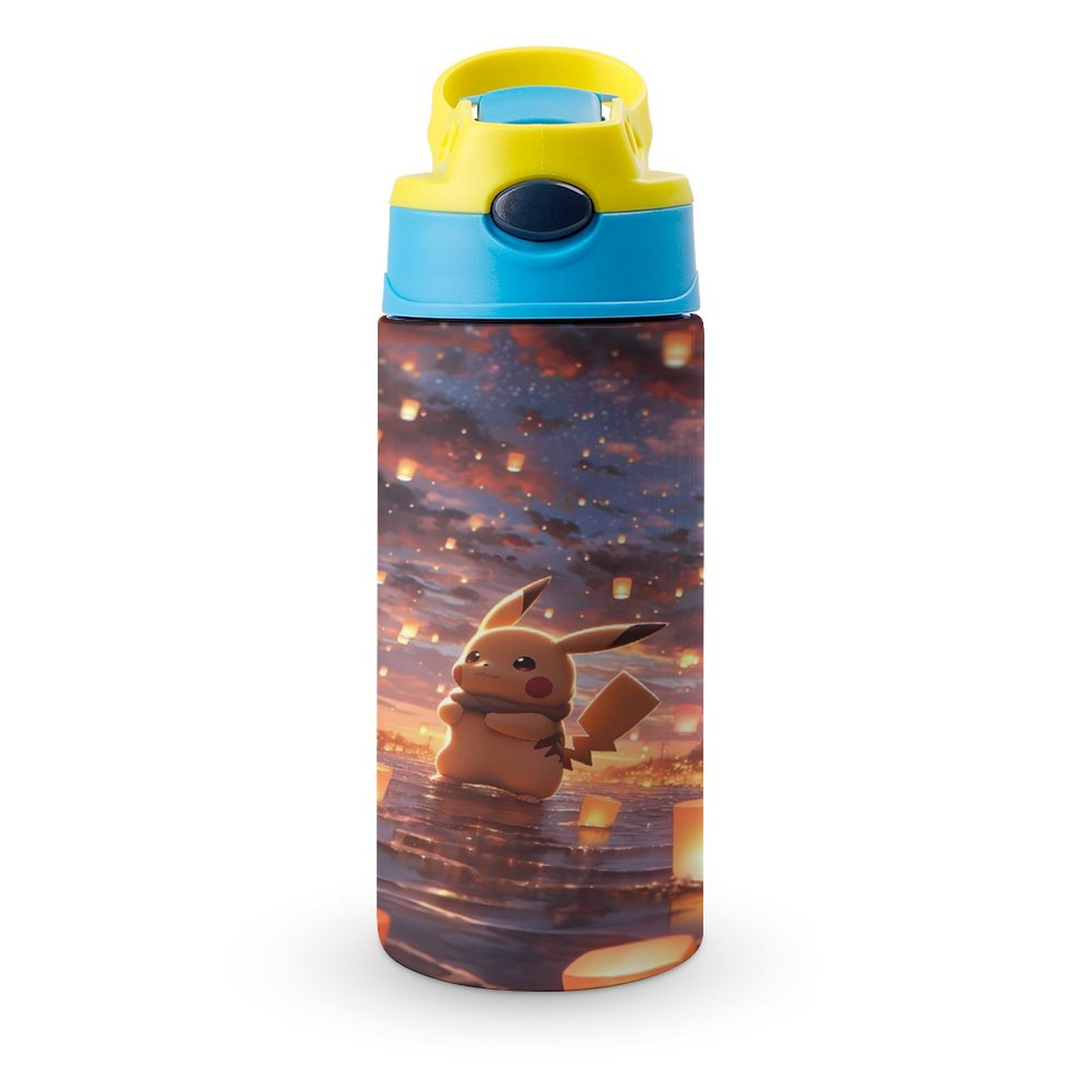 Pokemon Pikachu Stainless Steel Bottle for Kids Insulated Water Bottle ...