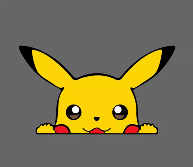 Pokemon Pikachu Sticker Phone Decal Water Bottle Stickers Car Decals ...