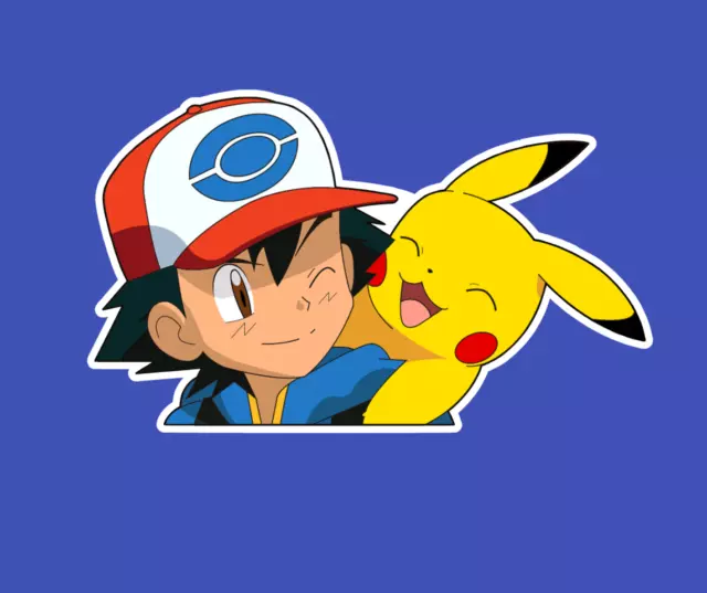 Pokemon Pikachu Sticker Phone Decal Water Bottle Stickers Car Decals ...