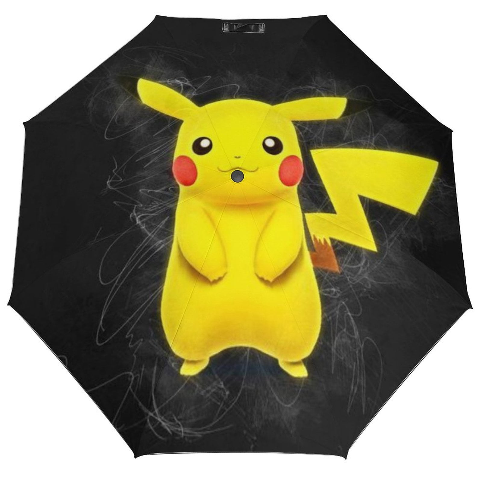 Pokemon Pikachu Sun umbrella Automatic Open/Close Sun Rain Travel ...
