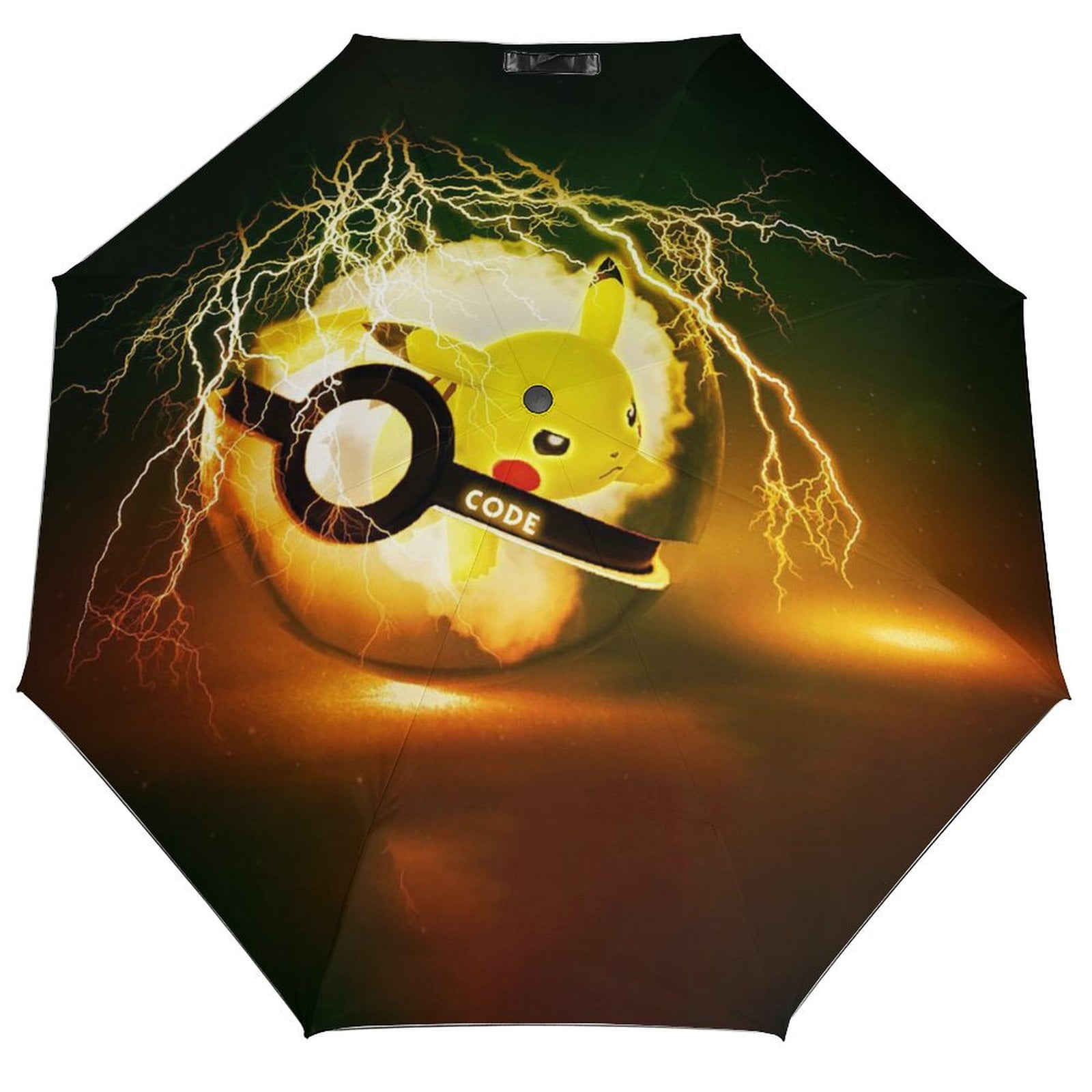 Pokemon Pikachu Sun umbrella Automatic Open/Close Sun Rain Travel ...