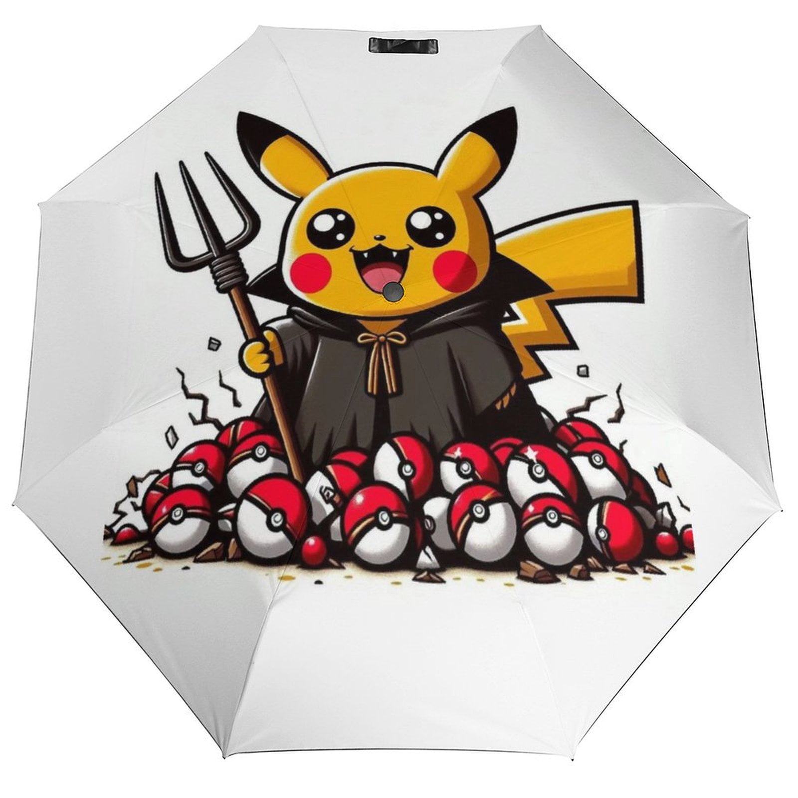 Pokemon Pikachu Sun umbrella Automatic Open/Close Sun Rain Travel ...