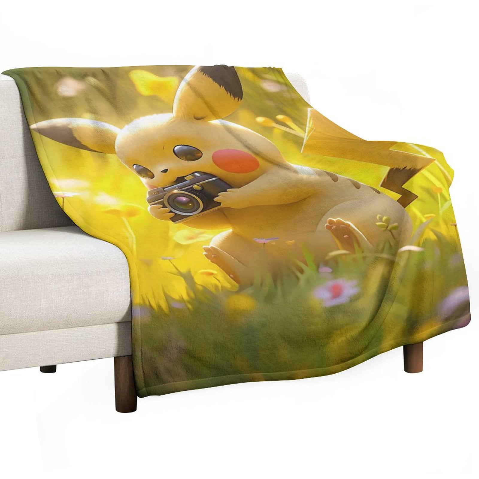 Pokemon Pikachu Throw Blankets for Girl And Boy,30 in x 50 in - Walmart.com