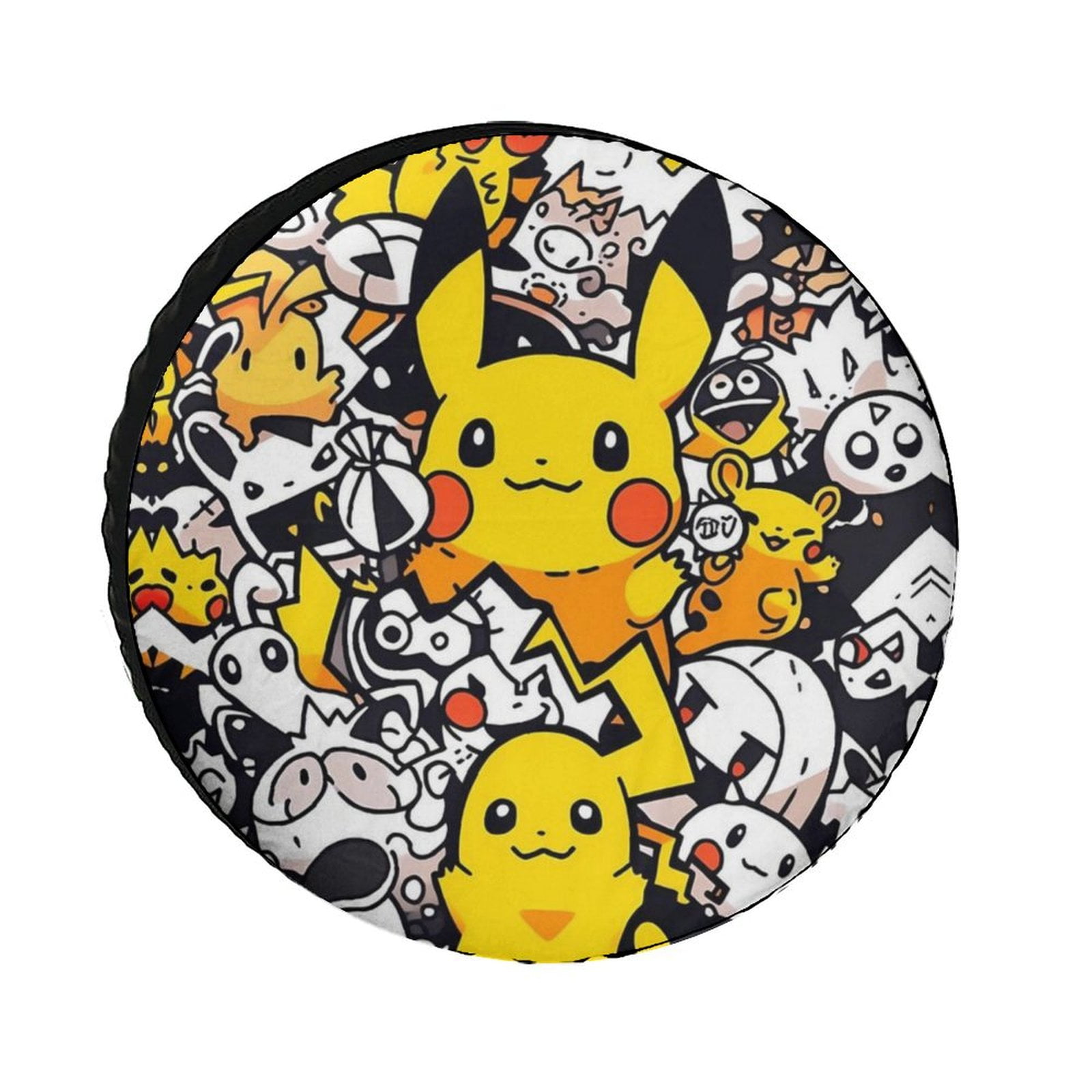 Pokemon Pikachu Tire Cover Spare Tire Bag Spare tire Cover Waterproof ...