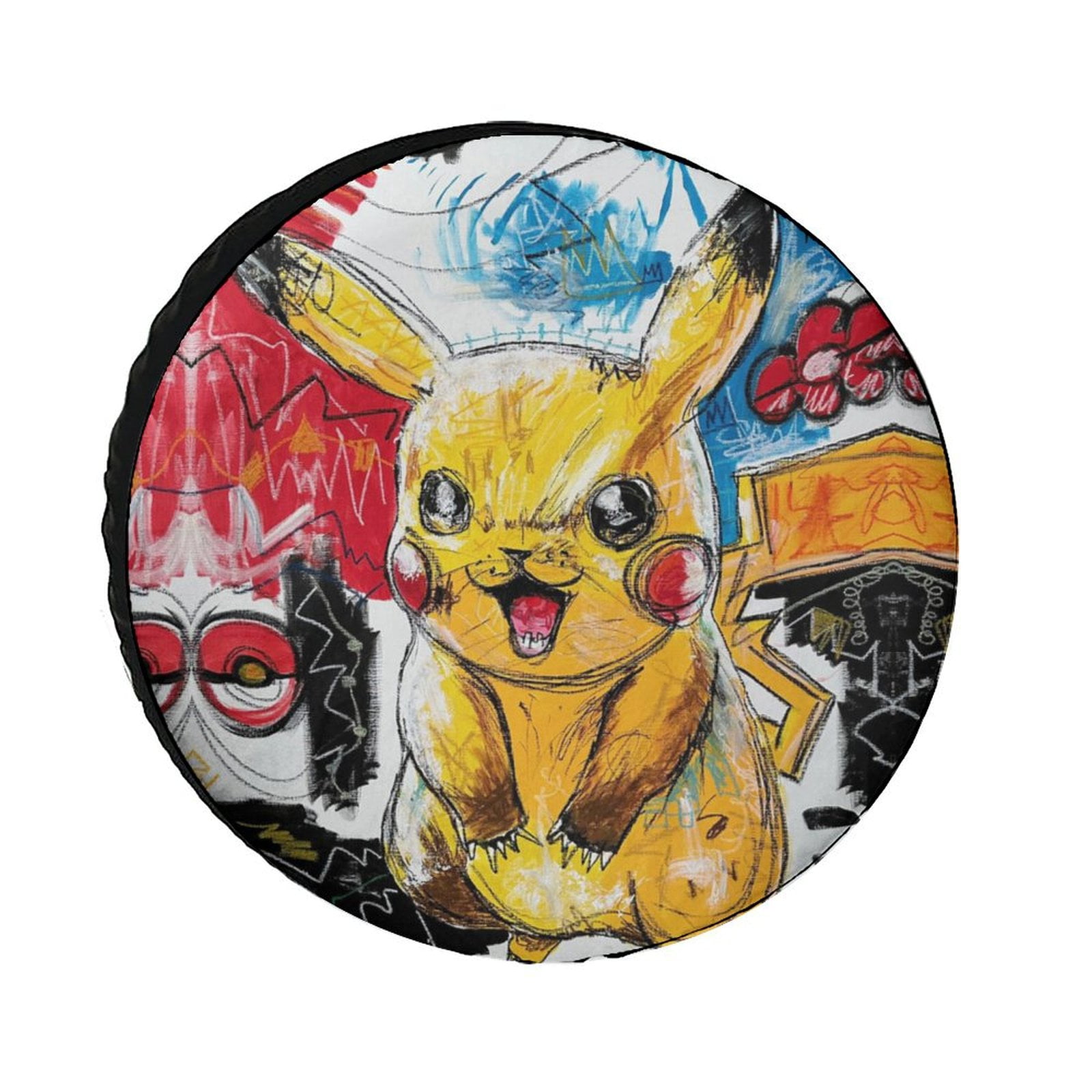 Pokemon Pikachu Tire Cover Spare Tire Bag Spare tire Cover Waterproof ...