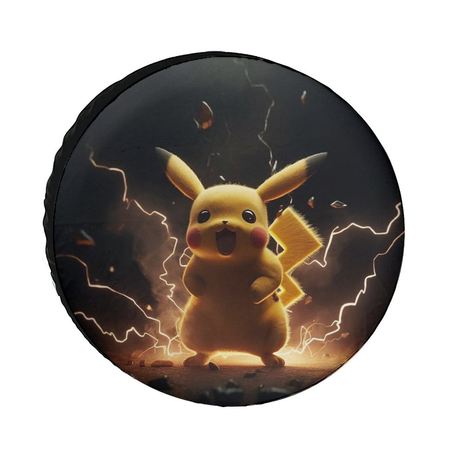 Pokemon Pikachu Tire Cover Spare Tire Bag Spare tire Cover Waterproof ...