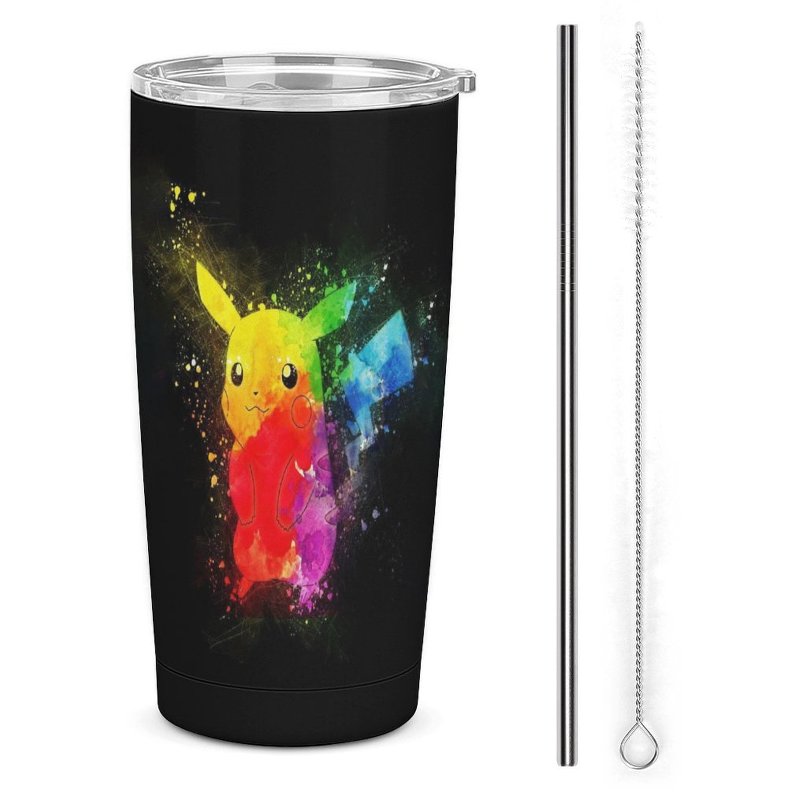 Pokemon Pikachu Travel Coffee Mug Travel Tumbler Cup 20 OZ Tumbler ...