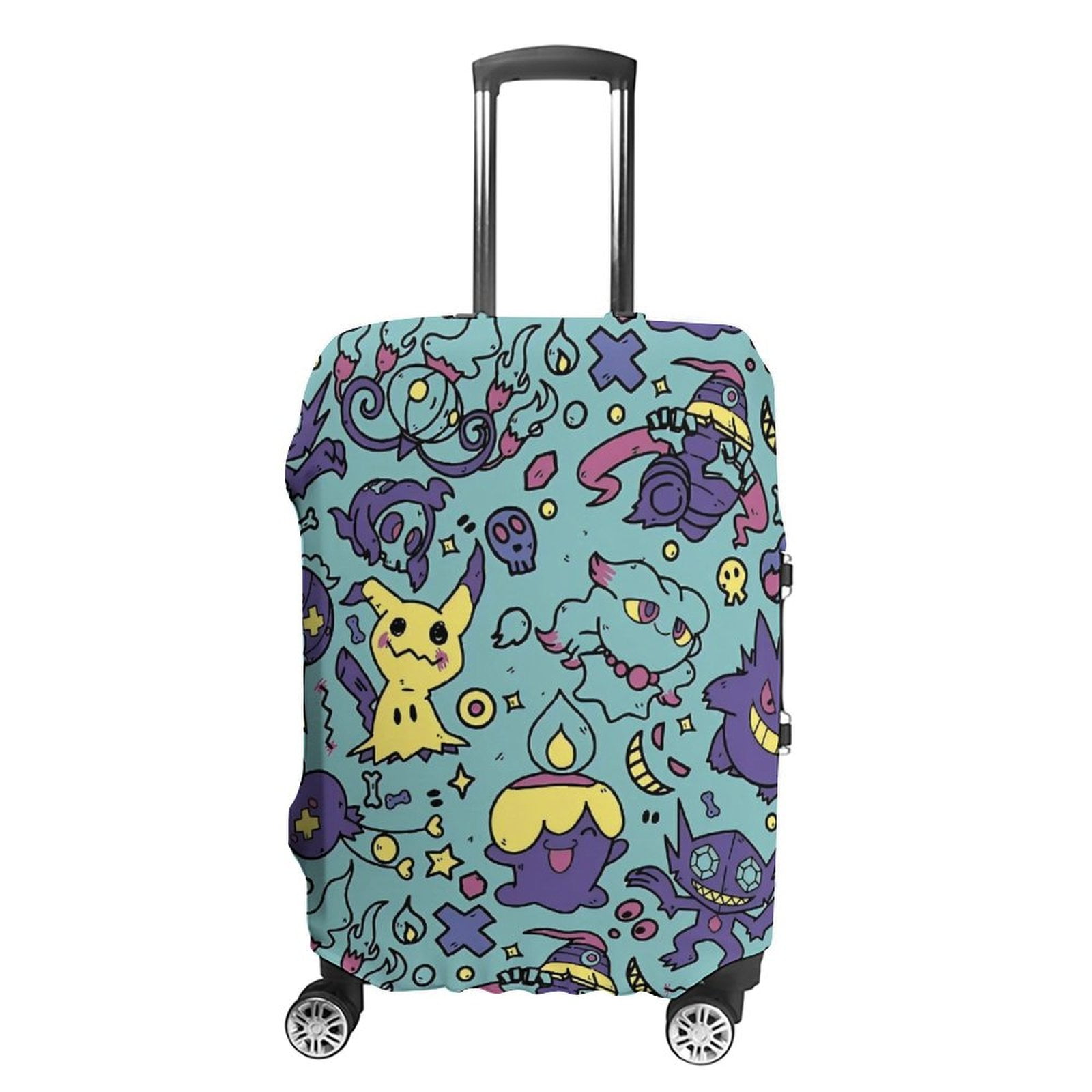 Pokemon Pikachu Travel Luggage Cover Luggage Cover fits XL suitcase ...