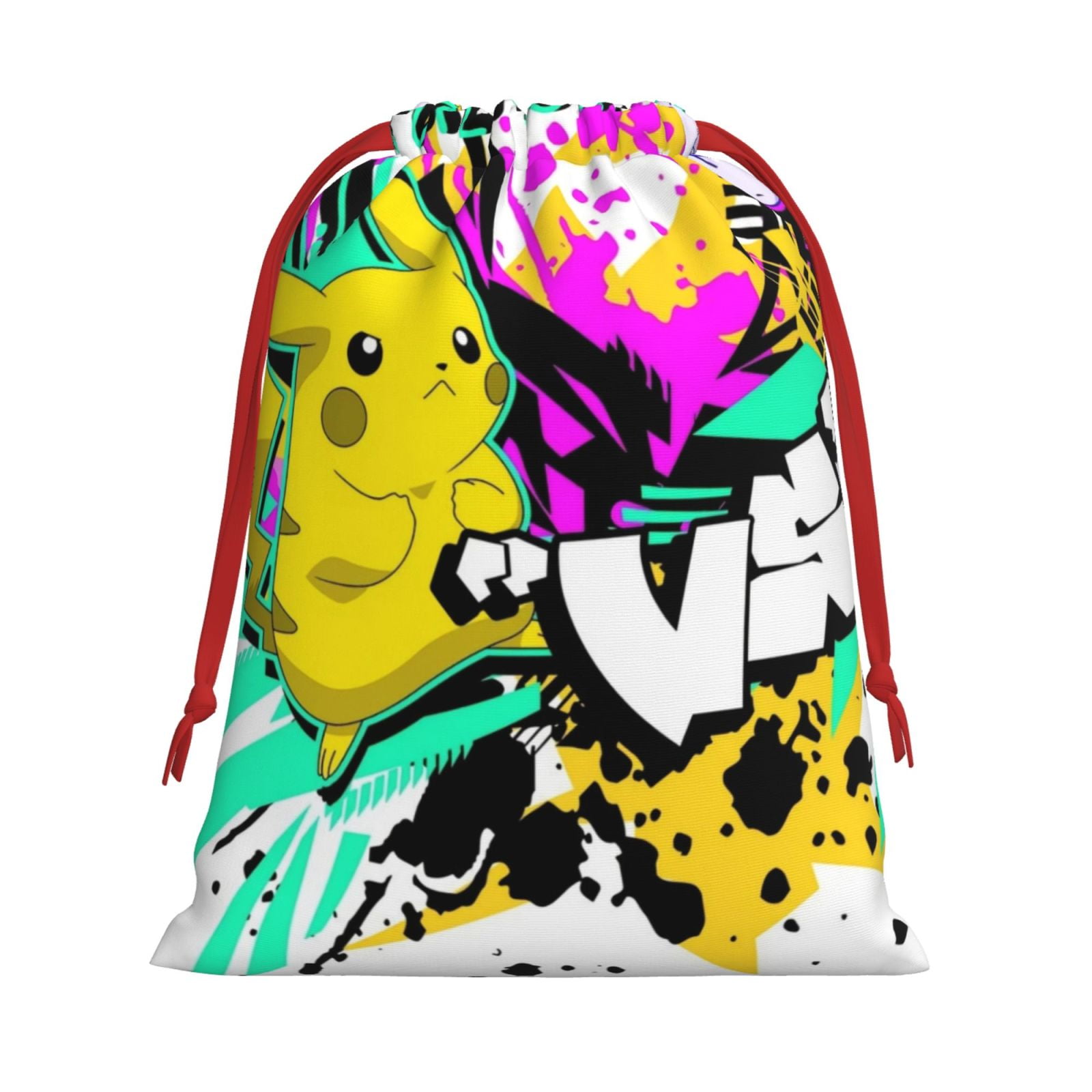 Pokemon - Pikachu Vs. Mewtwo Drawstring Bag For Kids Adults Gifts ...