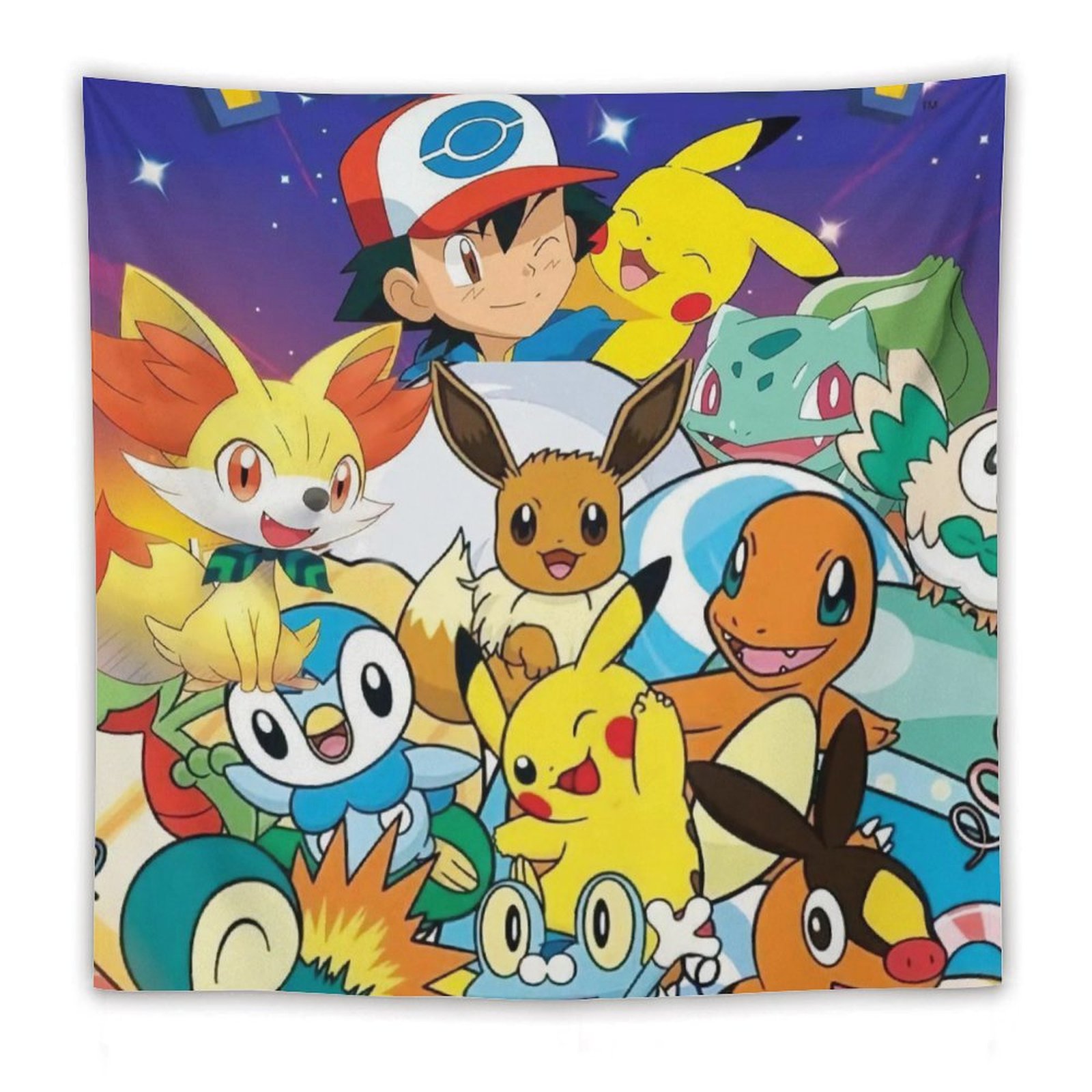 Pokemon-Pikachu l Tapestry,Pokemon-Pikachu l Wall Tapestry,Tapestry for bedroom,Tapestry Wall ...