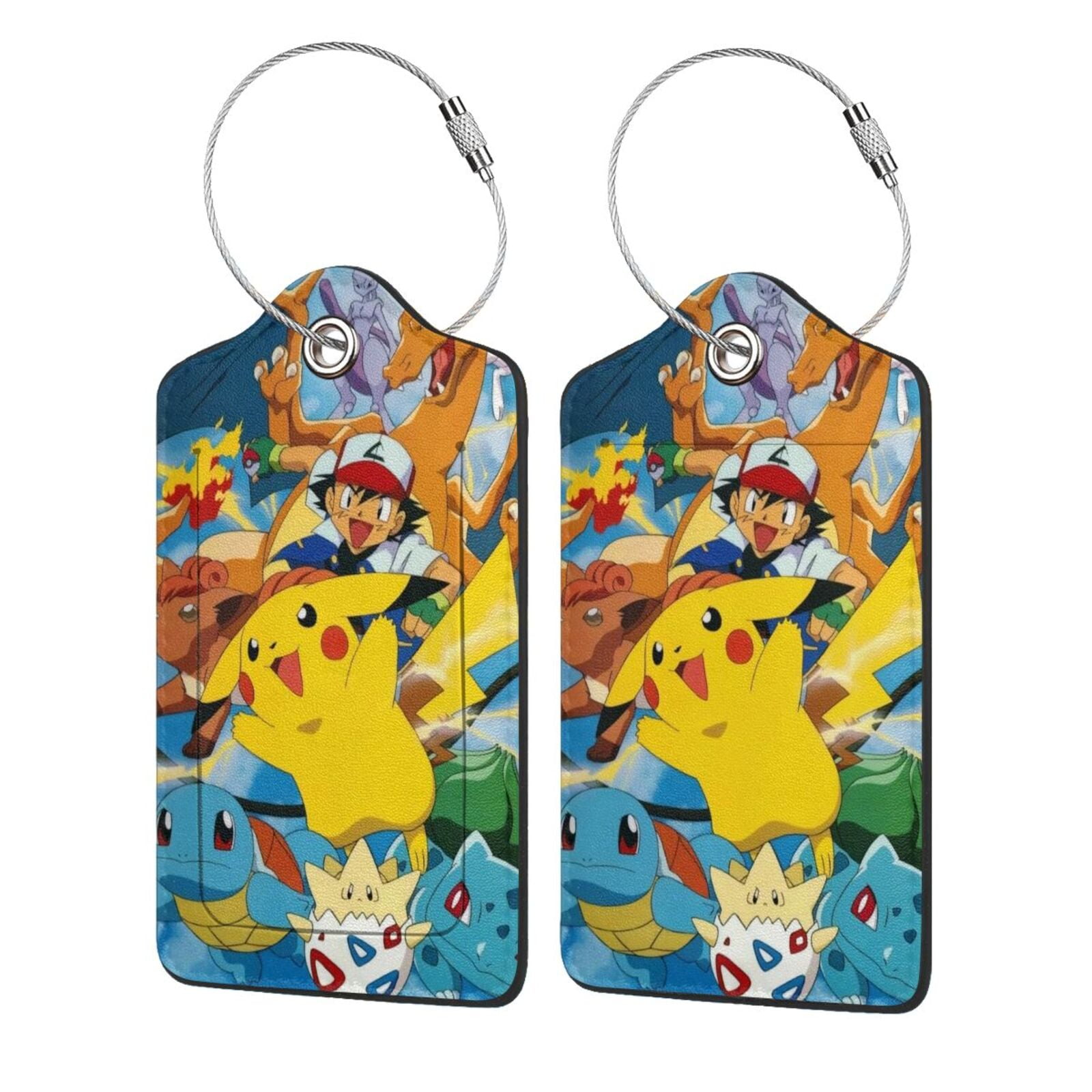Pokemon Pikachu8 Luggage Tags for Suitcases Travel ID Identification ...