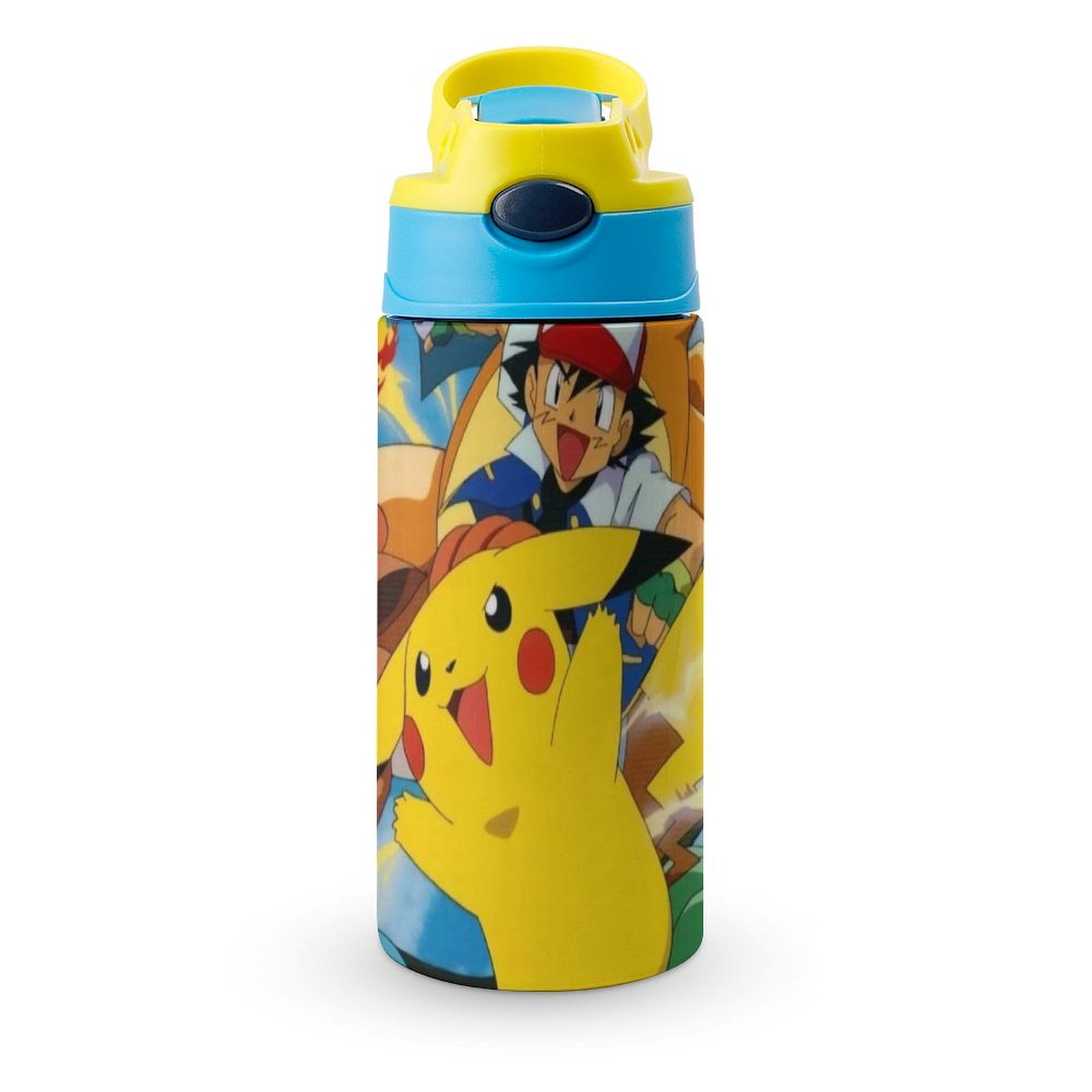 Kids Pokemon Pikachu Insulated Water Bottle - 12oz BPA-FREE Stainless ...