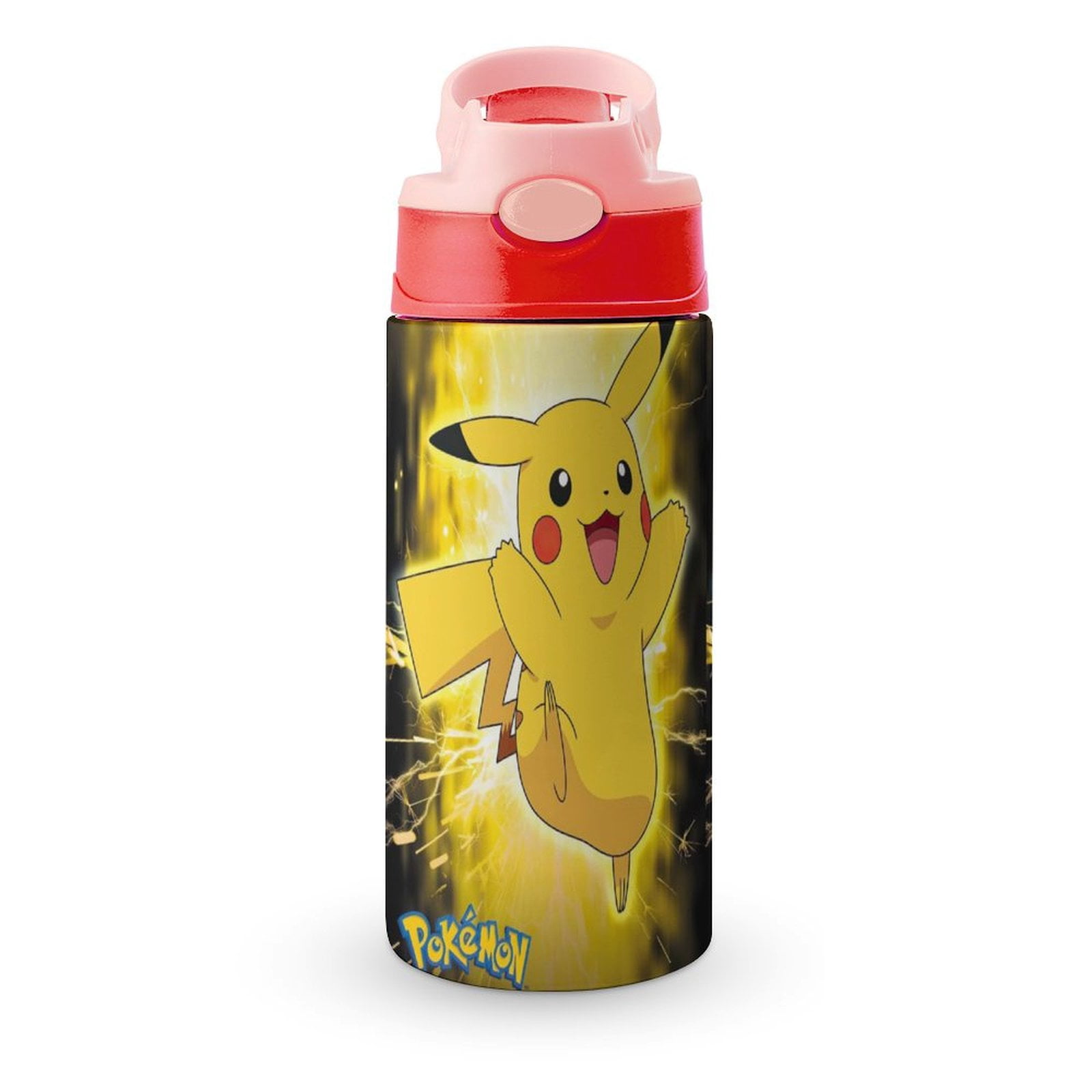 Kids Pokemon Pikachu Insulated Water Bottle - 12oz BPA-FREE Stainless ...