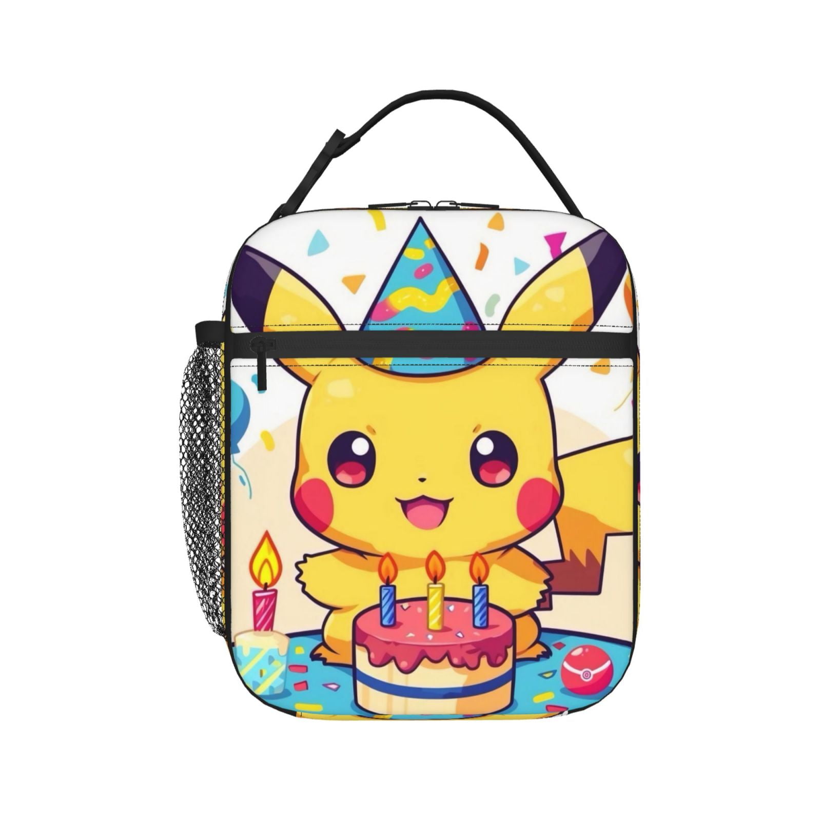 Pokemon-Pikka Birthday Party Lunch Box for Women & Men Adult Insulated ...
