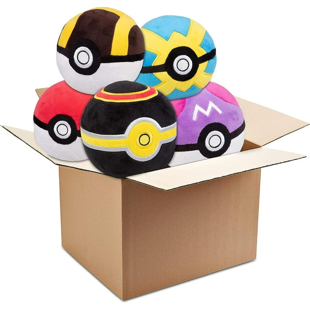 Pokemon Pok√©ball Plush Blind Box 2-Pack, 4", Assorted Styles ...