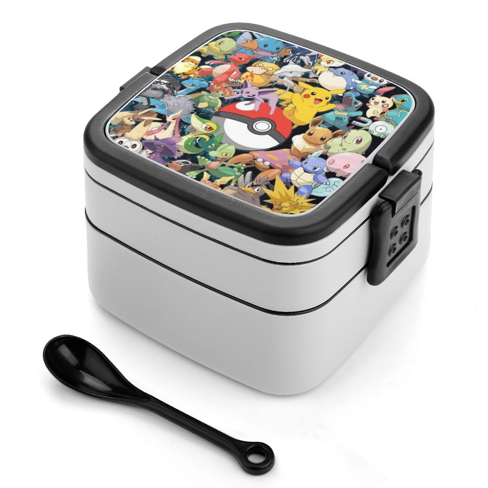 Pokemon Pokémon Lunch Boxes 1000 ML Double Layer Bento Box with ...
