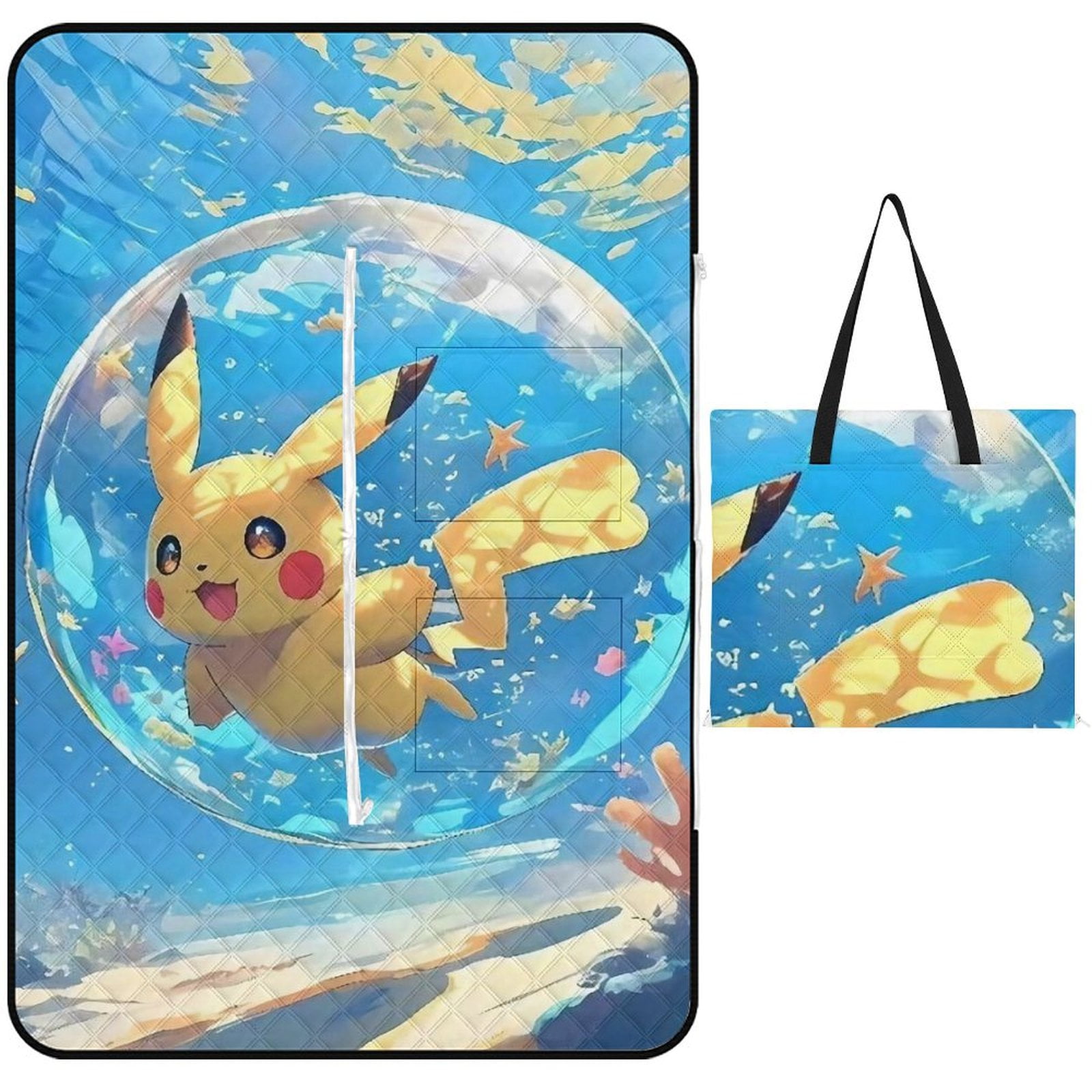 Pokemon - Pokemon Bubbles Extra Large Picnic Blanket Waterproof,59"x 39 ...