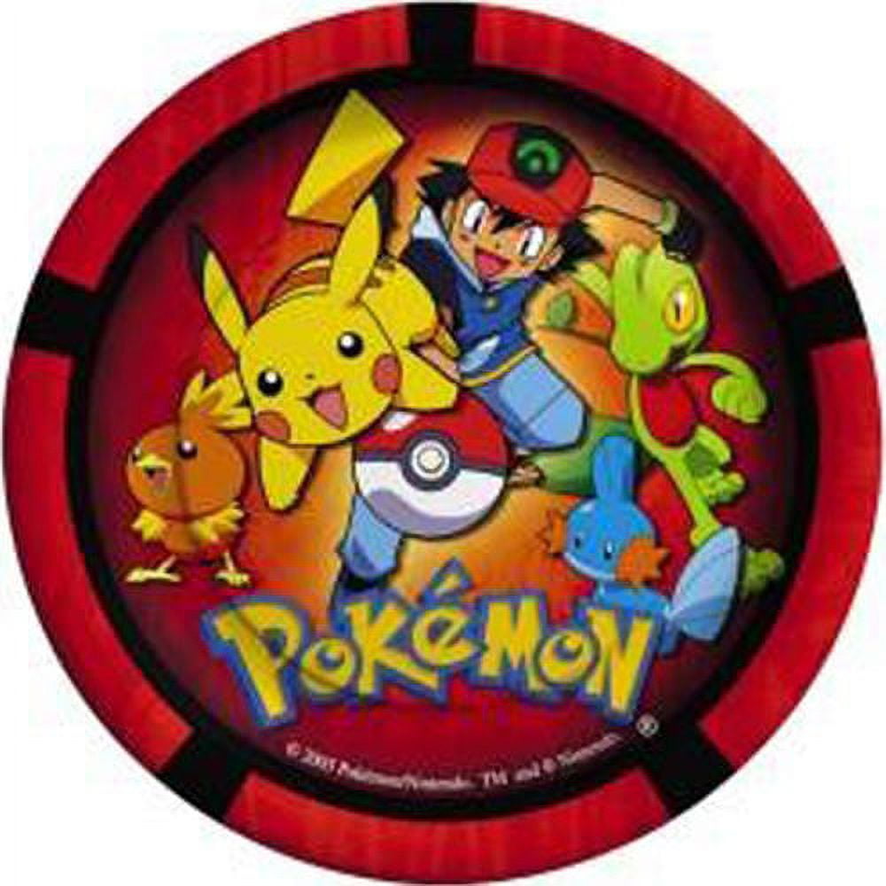 Pokemon Party Small Paper Plates (8ct) - Walmart.com