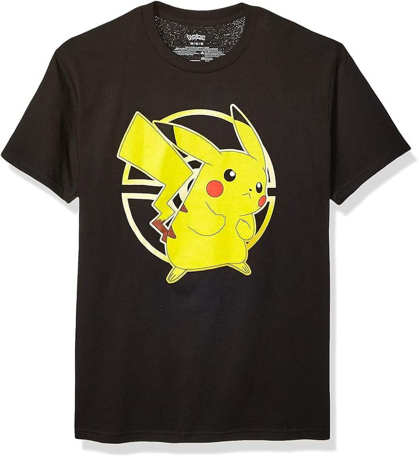 Pokemon Pokemon Pikachu Poké Ball icon trainer T-shirt - Walmart.com