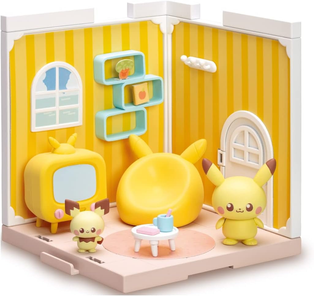 Pokemon Pocket Peace House Living Pikachu & Pichu - Walmart.com