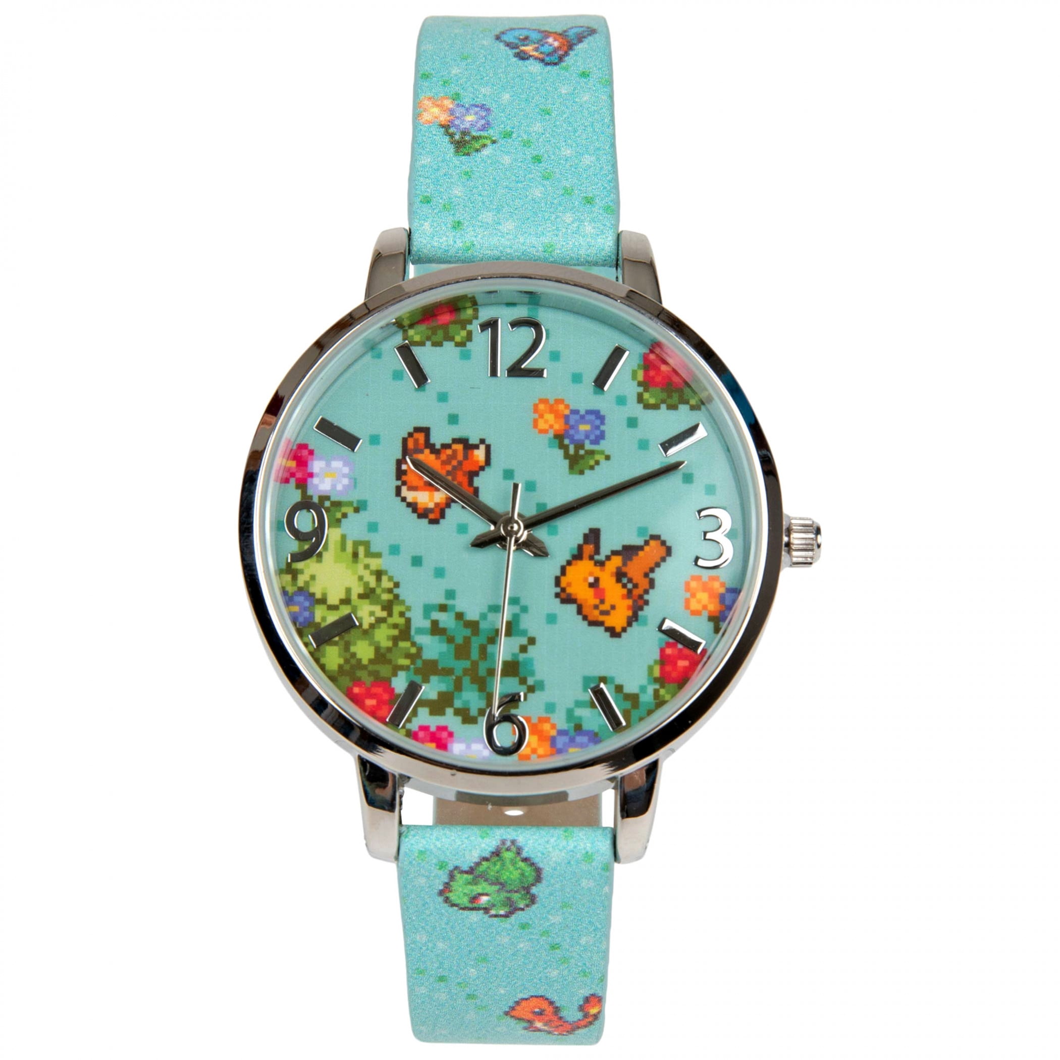 Pokemon Officially Licensed Retro 8-Bit Original Characters Watch with ...