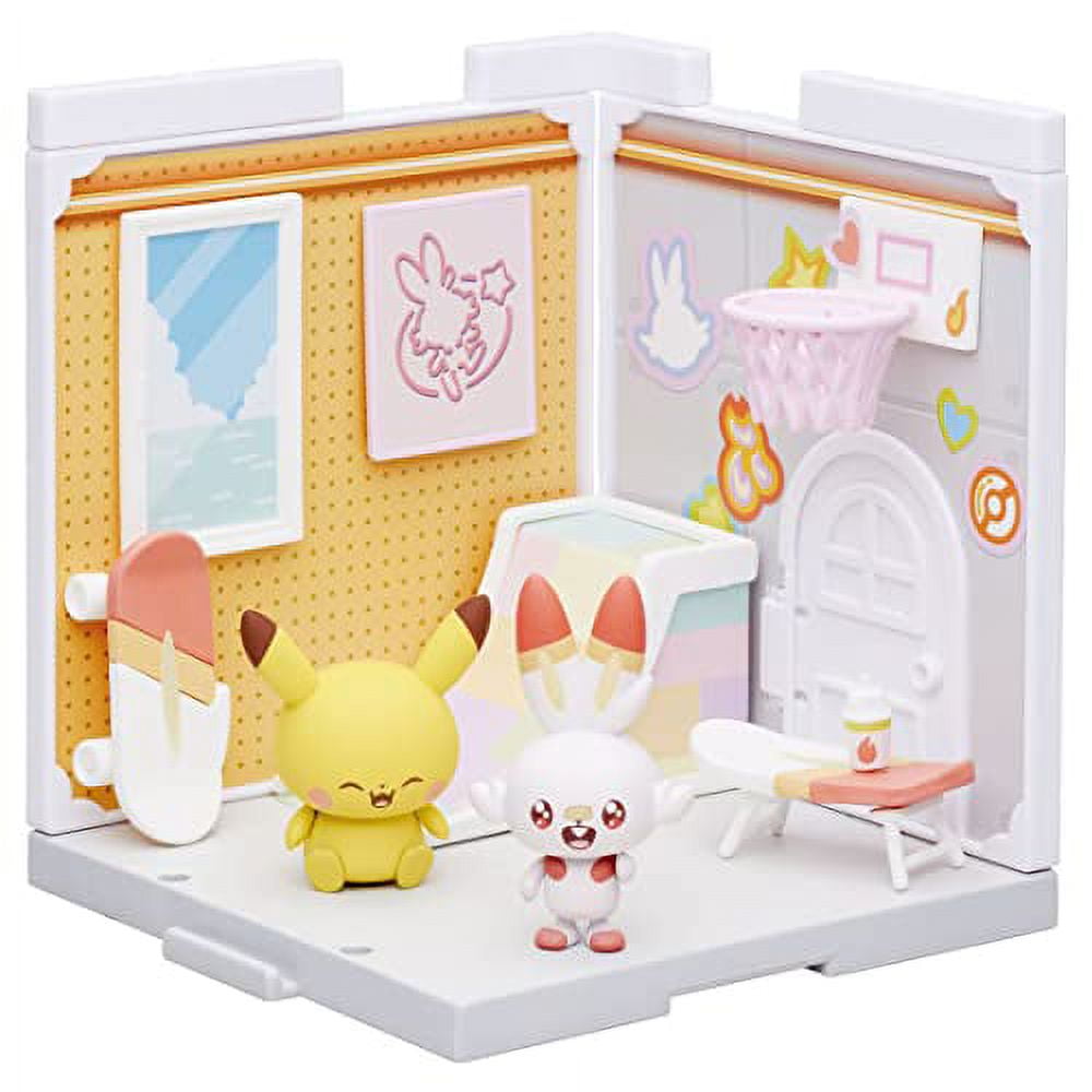 Pokemon Pokepiece House Studio Hibanny & Pikachu - Walmart.com