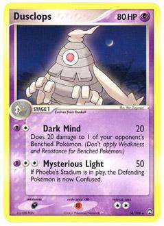 Pokemon Power Keepers Rare Dusclops #14 - Walmart.com