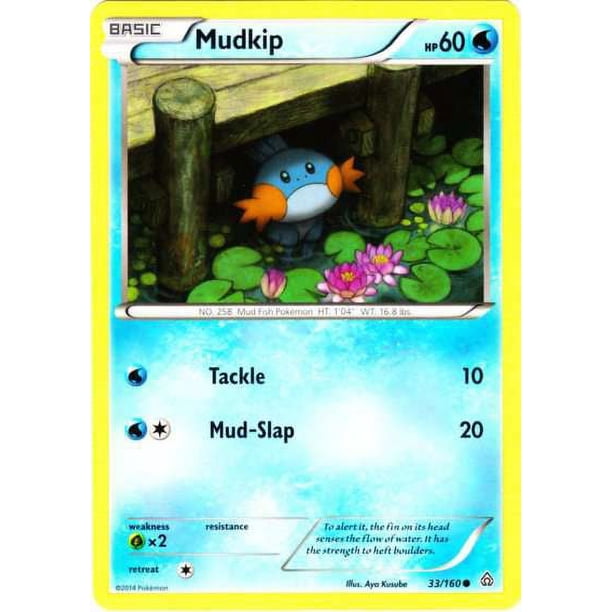 Pokemon Primal Clash Common Mudkip #33 - Walmart Business Supplies
