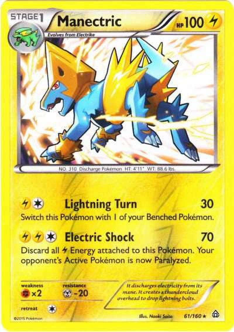 Pokemon Primal Clash Holo Rare Rare Holo Manectric #61 - Walmart.com