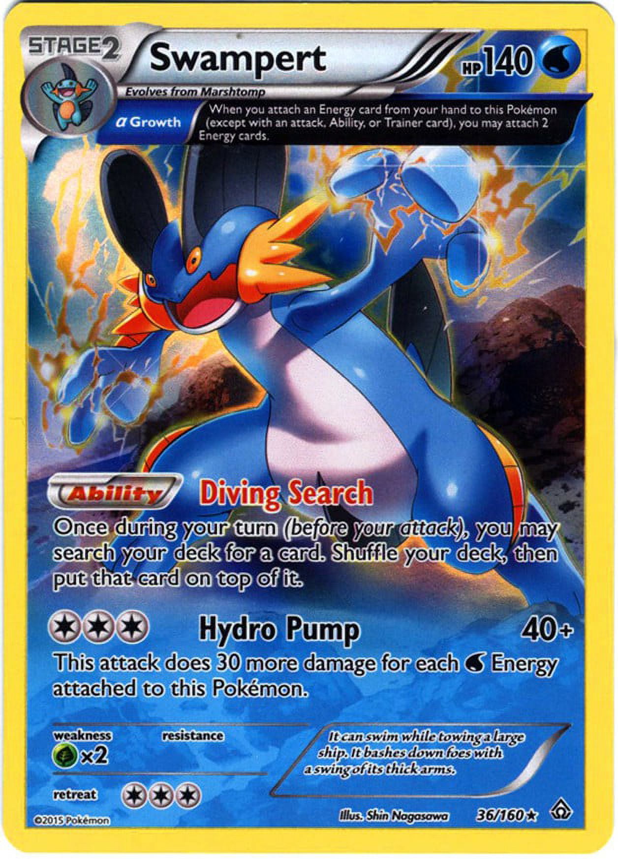 Swampert Ex Card