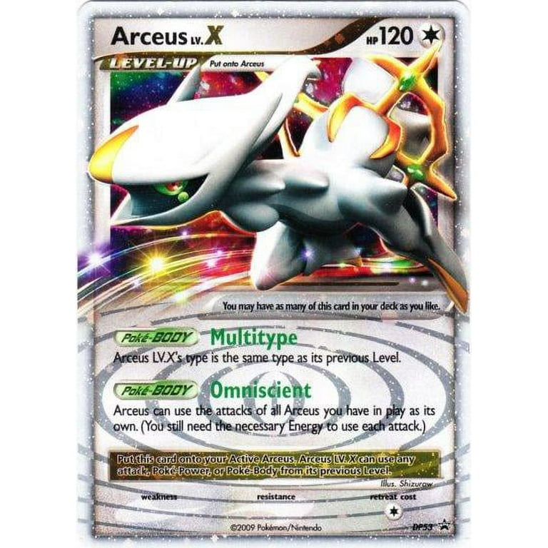 Arceus Pokemon Card Level X