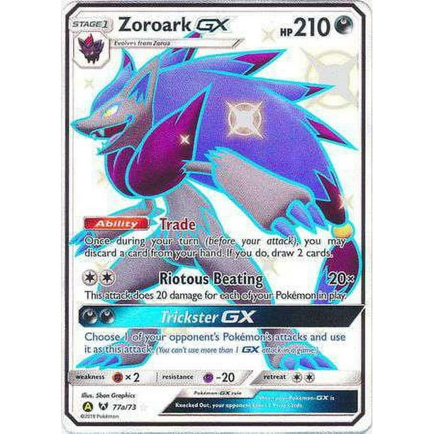 Pokemon Promo Card Hyper Rare Zoroark GX #77a (Alternate Art) - Walmart ...