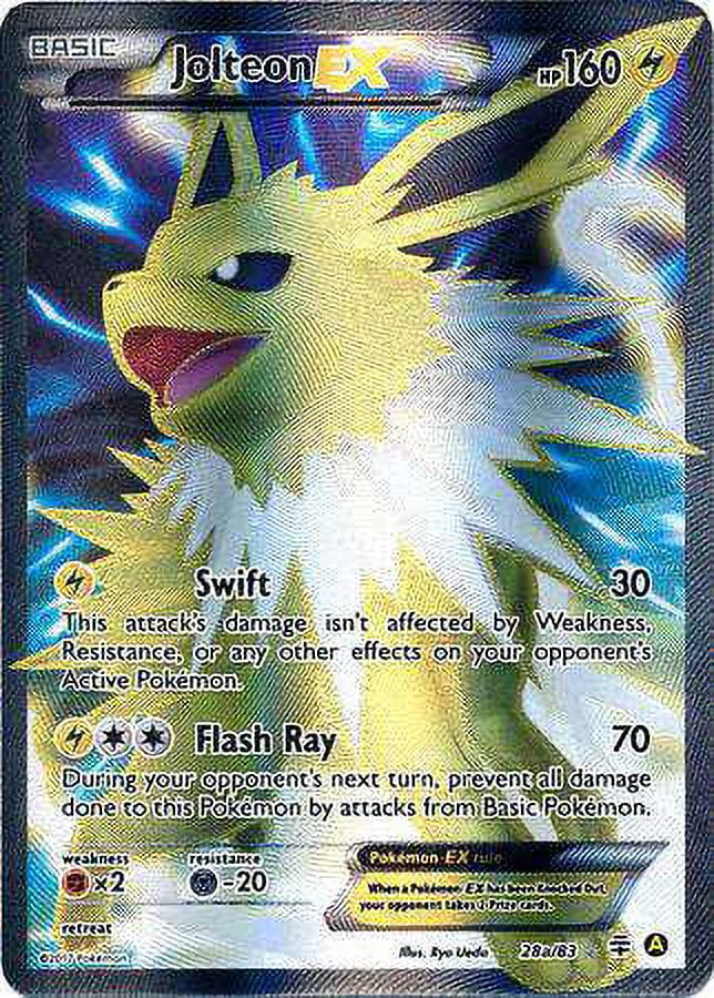 Pokemon Promo Full Art Rare Jolteon-EX XY28a - Walmart.com