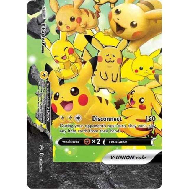 Pokemon Promo Pikachu V-Union SWSH141 - Walmart Business Supplies