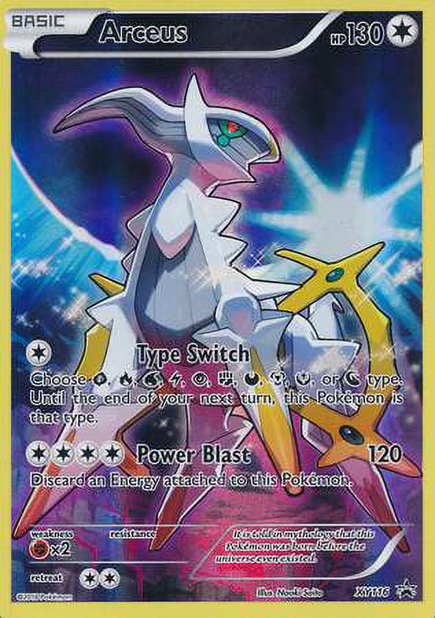 Pokemon Promo Promo Holo Full Art Arceus XY116 - Walmart.com