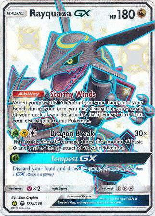 Pokemon Promo Ultra Rare Rayquaza GX SM177a - Walmart.com