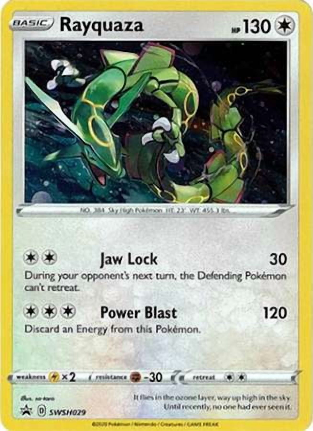 Pokemon Promo Rayquaza SWSH029 - Walmart.com