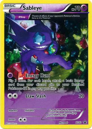 Pokemon Promo Promo Holo Sableye XY92 - Walmart.com