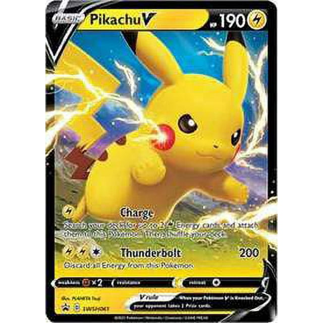 Pokemon Promo Ultra Rare Pikachu V SWSH061 - Walmart Business Supplies