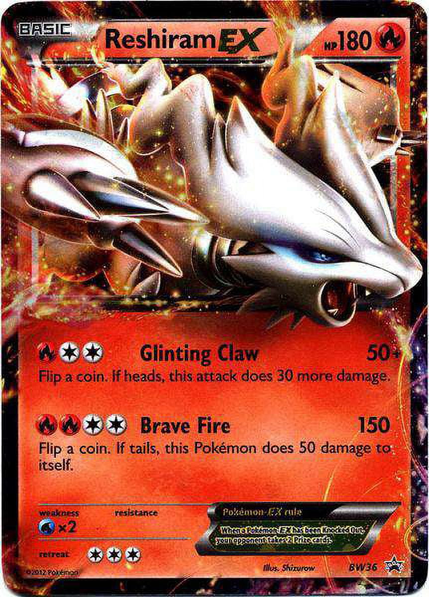 Pokemon Promo Ultra Rare Reshiram EX BW36 - Walmart.com