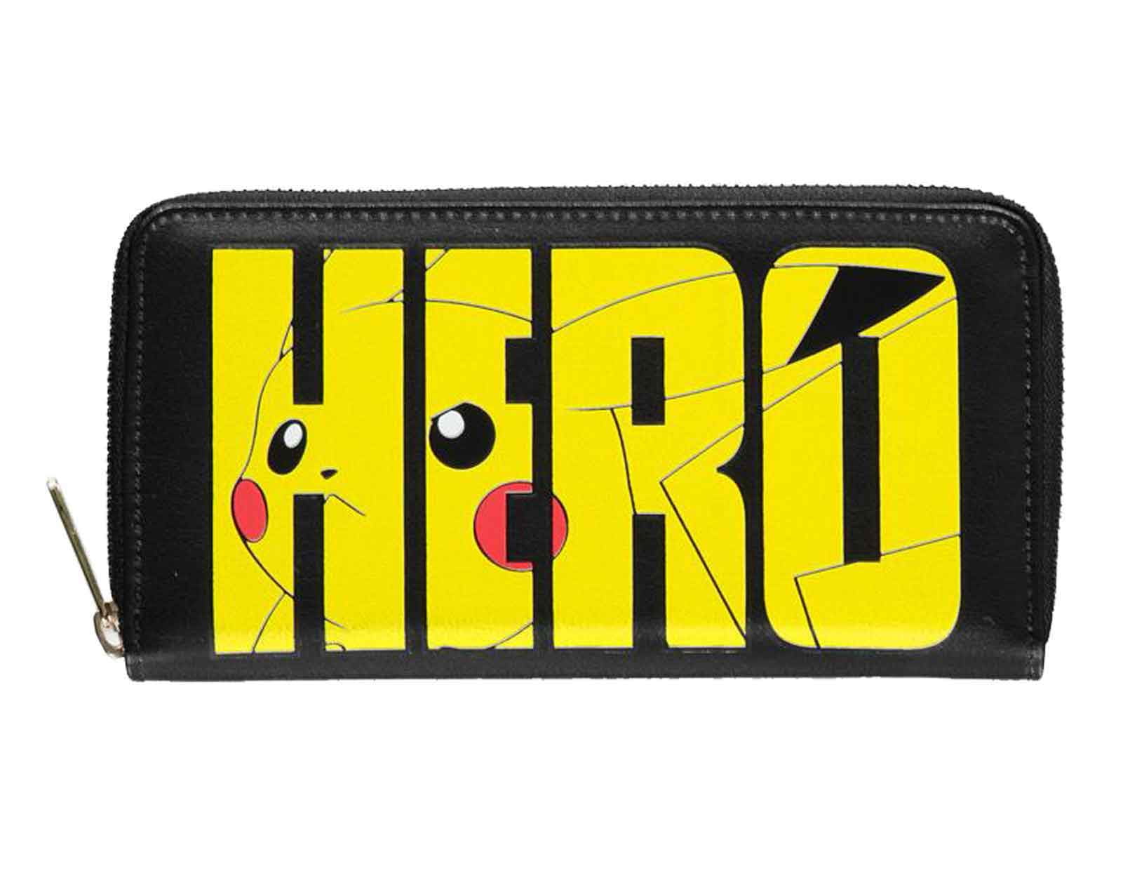 Pokemon Purse Olympics Pikachu Hero Logo new Official Black Zip Around ...