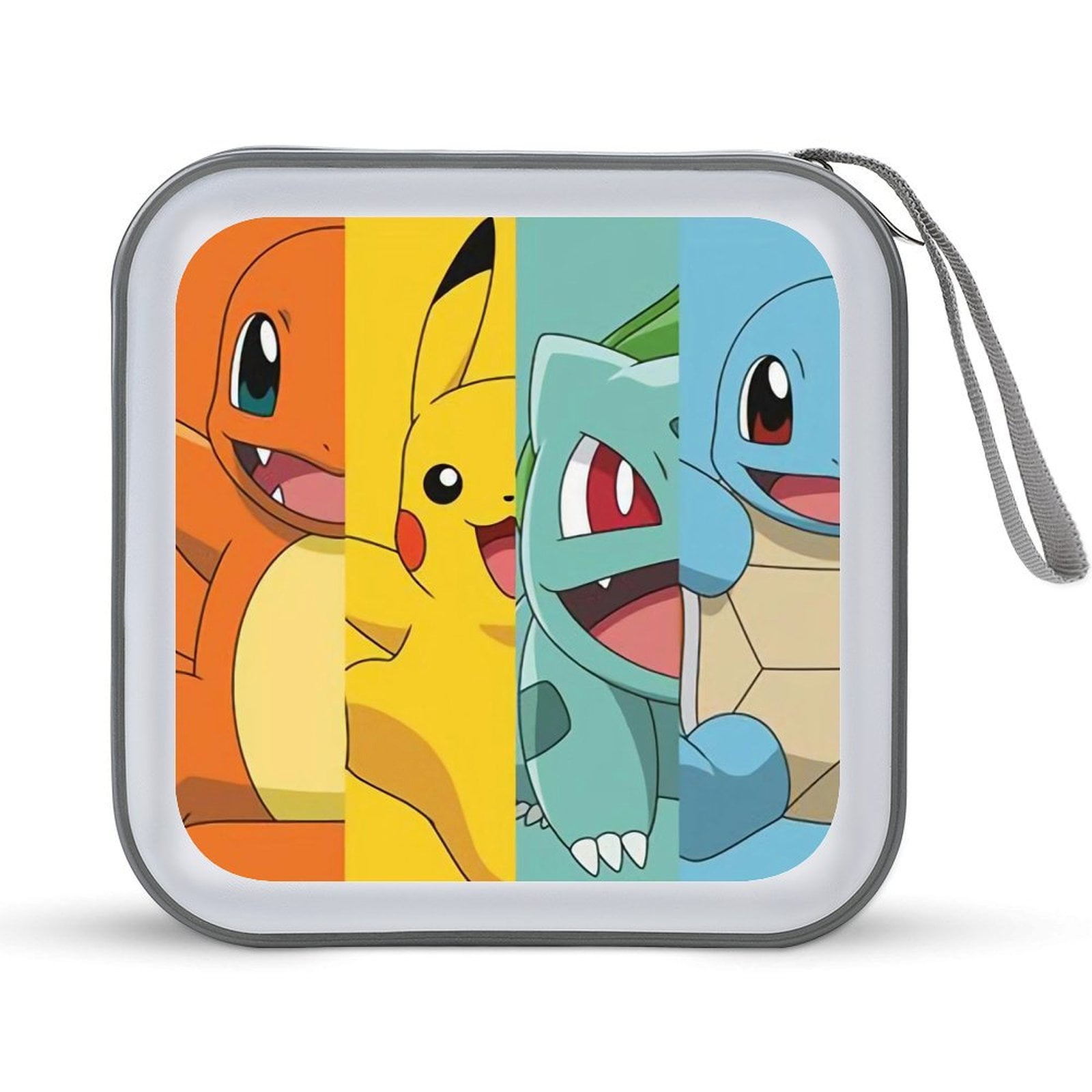 Pokemon-Rainbow Eevee Charmander Squirtle Bulbasaur Box 40 Capacity CD ...