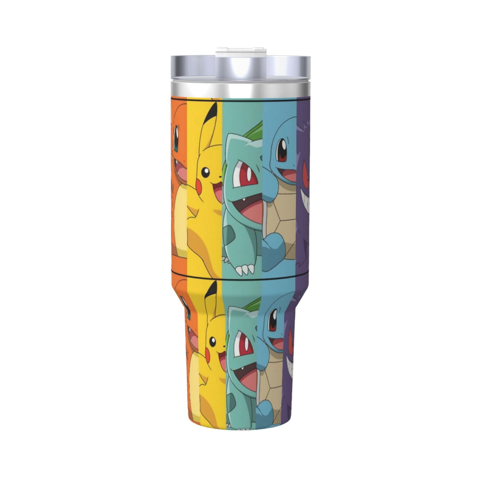 Pokemon-Rainbow Eevee Charmander Squirtle Bulbasaur Box Stainless Steel ...