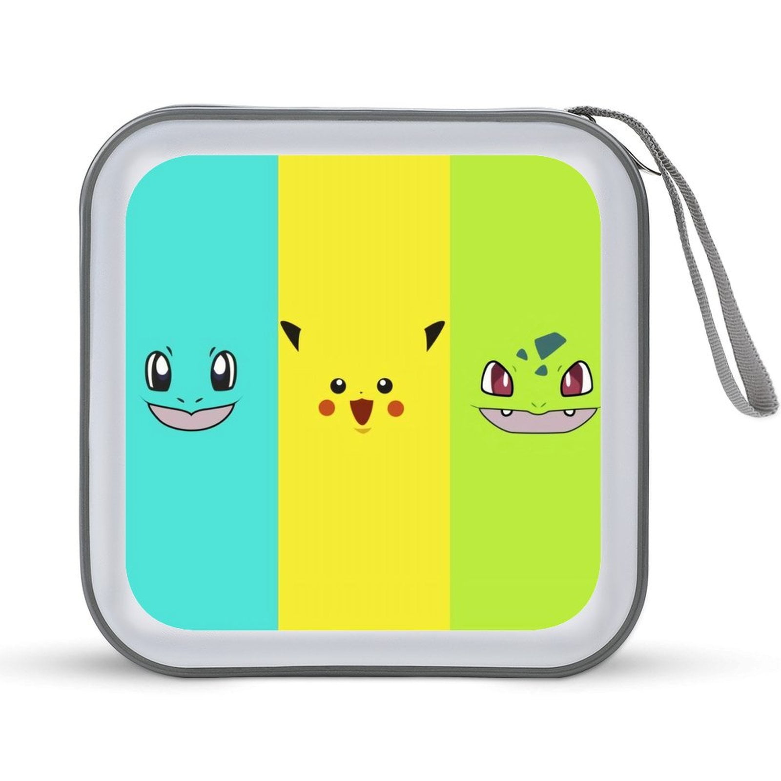 Pokemon-Rainbow Eevee Charmander Squirtle Bulbasaur CD Case, 40 ...