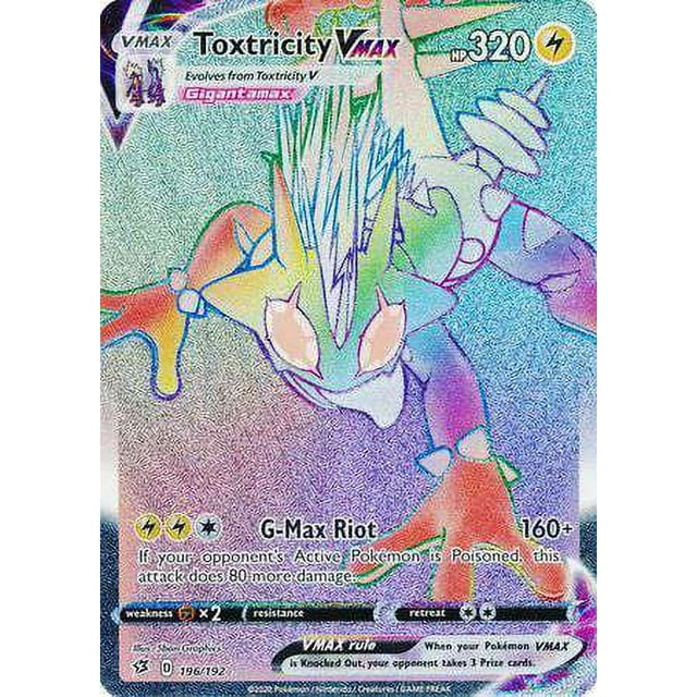 Pokemon Rebel Clash Toxtricity VMAX #196 - Walmart.com