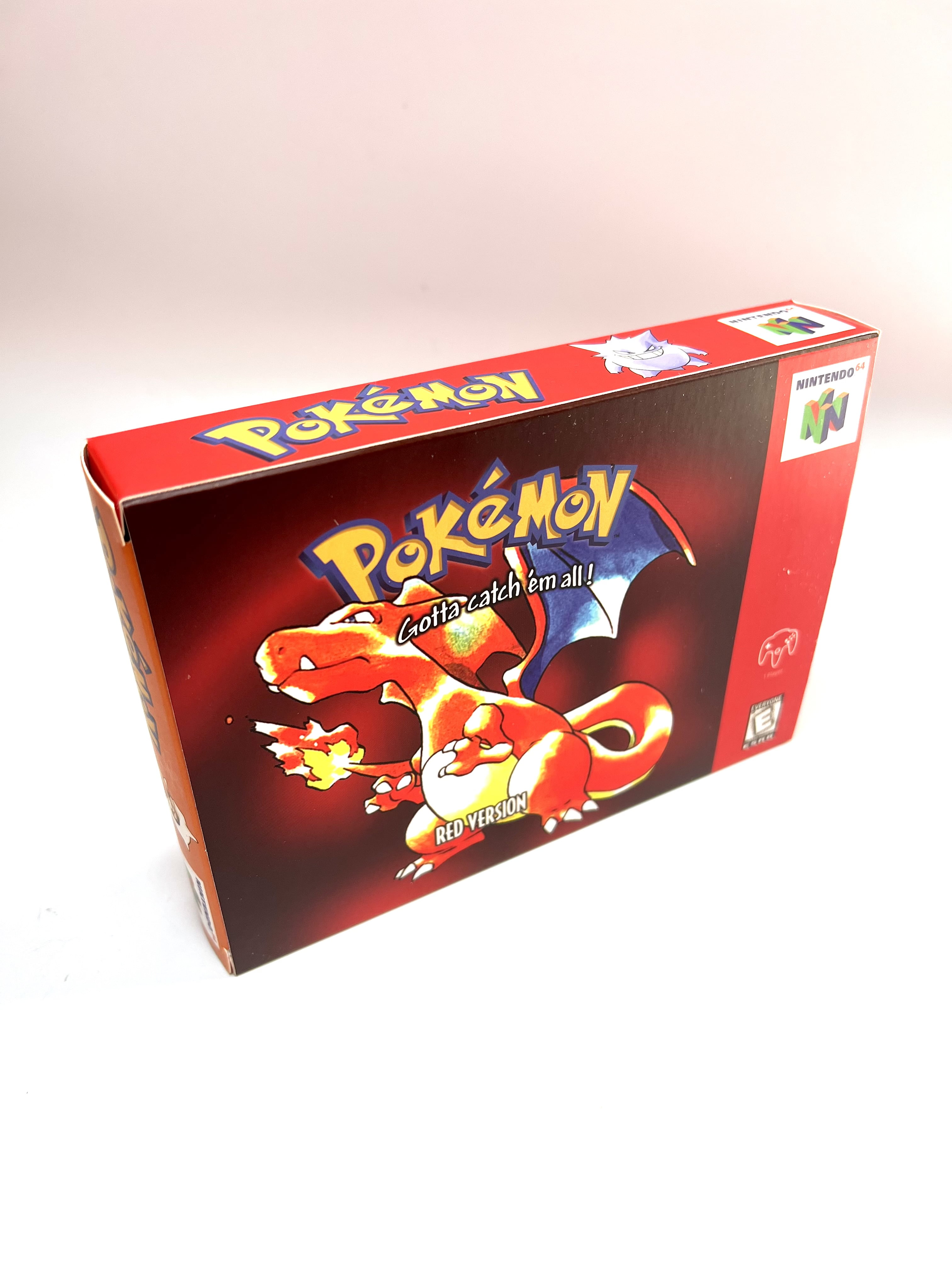 Pokemon Red N64 Homebrew Game Cartridge (Special Edition) for Nintendo ...