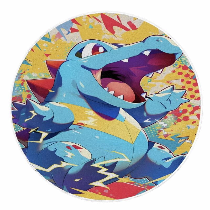 Pokemon Round Velvet Carpet Bedroom Computer Floor Mat Living Room Sofa ...